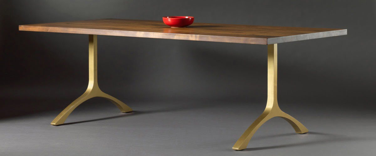 Luna Dining Table | Graceful & Balanced | Ingot Furnishings